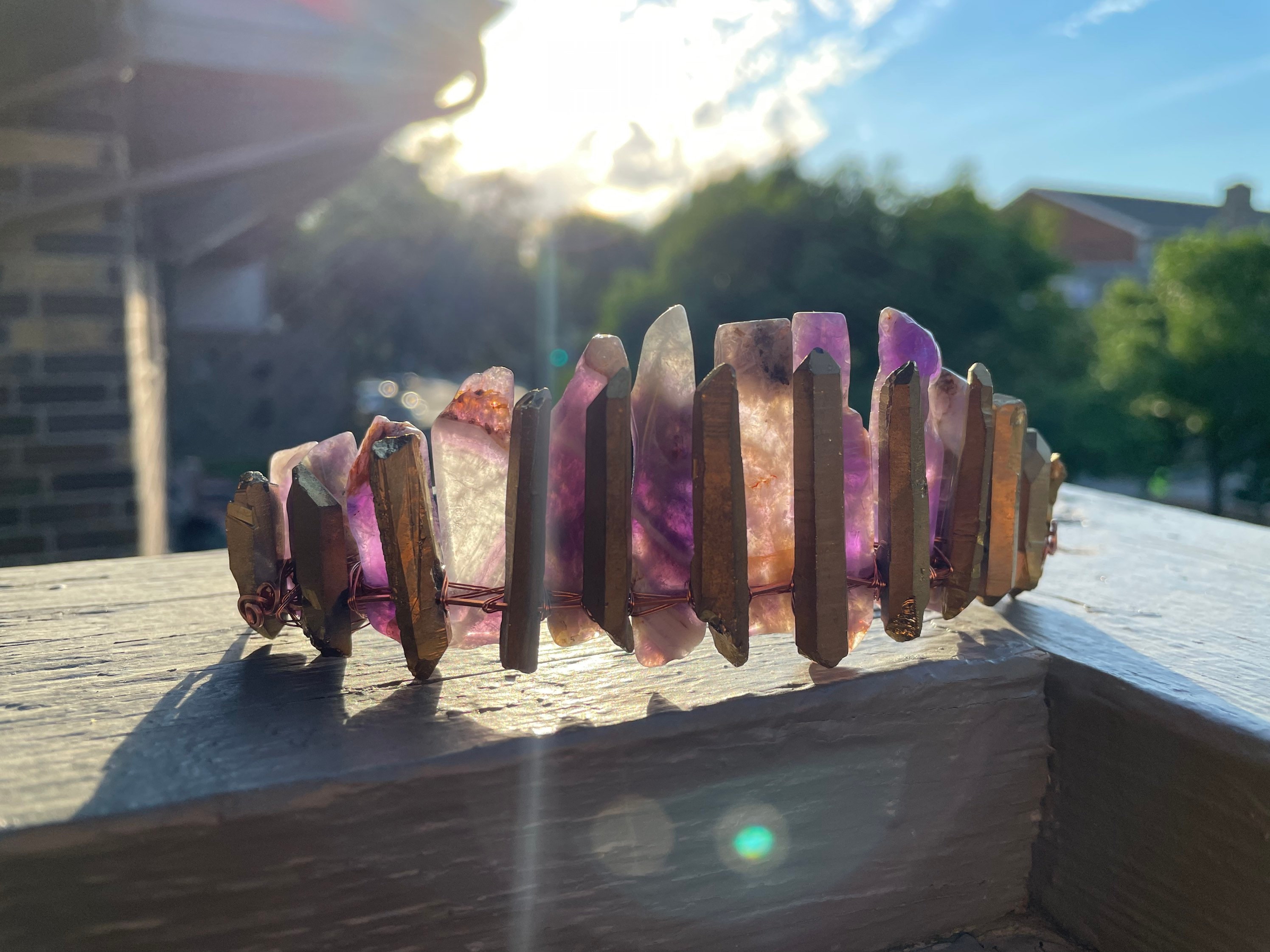 Amethyst Crown Crystal Crown - Etsy UK