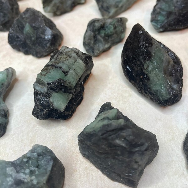 Raw Emerald - Etsy