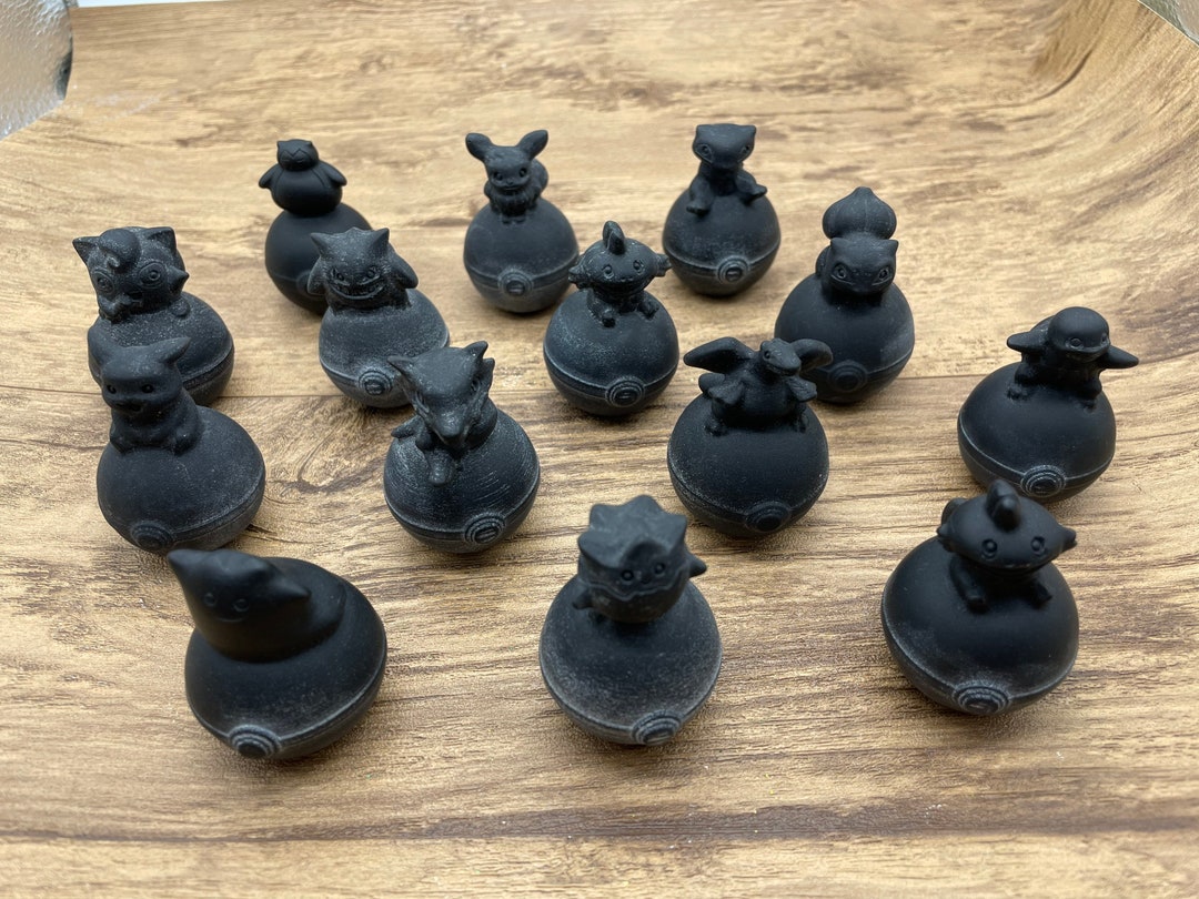Pokemon & Poke Ball Carvings - Pokemon Carvings - Obsidian Pokemon ...