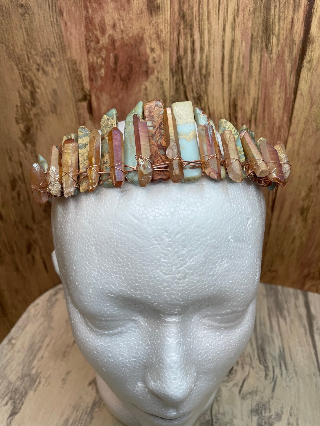 African Opal Crown - Crystal Crown - Crown - Etsy
