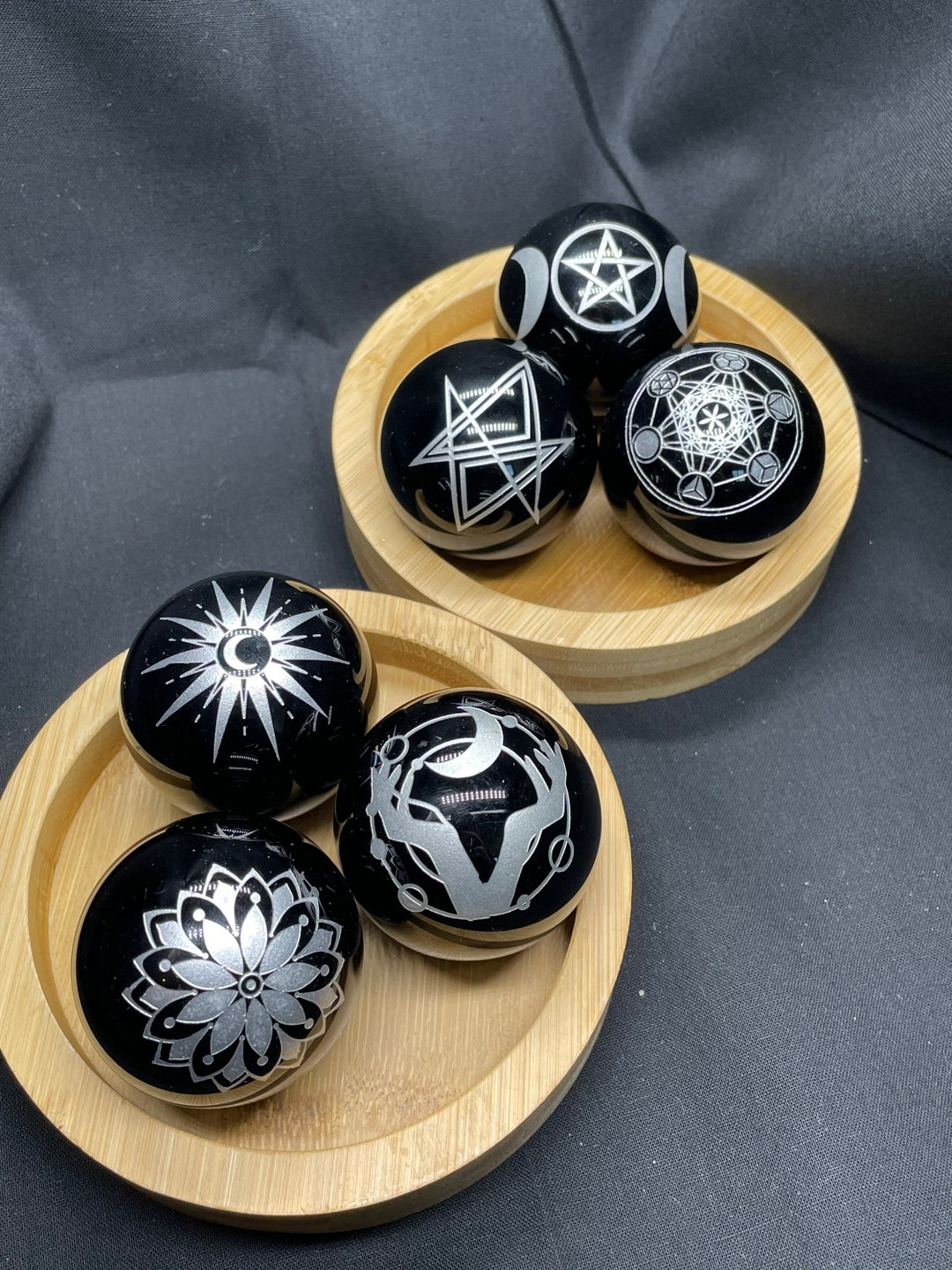 Obsidian Sphere - Obsidian Sphere Decor - Decor Crystal Sphere ...