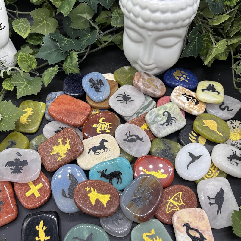 Stone Animal Totem Beads - Etsy