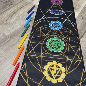 Chakra Banner Set - Chakra Banner Kit - Chakra Banner and Candle Set ...