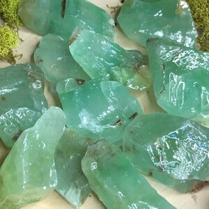 Smoothed Emerald Green Calcite Chunks From Mexico - Etsy