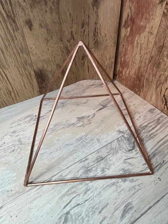Copper Pyramids Energy Pyramids Crystal Grid Pyramid | Etsy