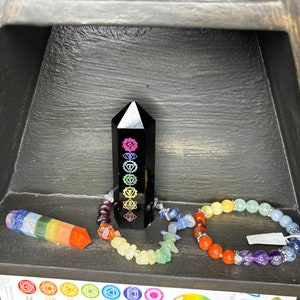 Chakra Altar Kit - Chakra Kit - Chakra Crystals - Pendulum - Etsy