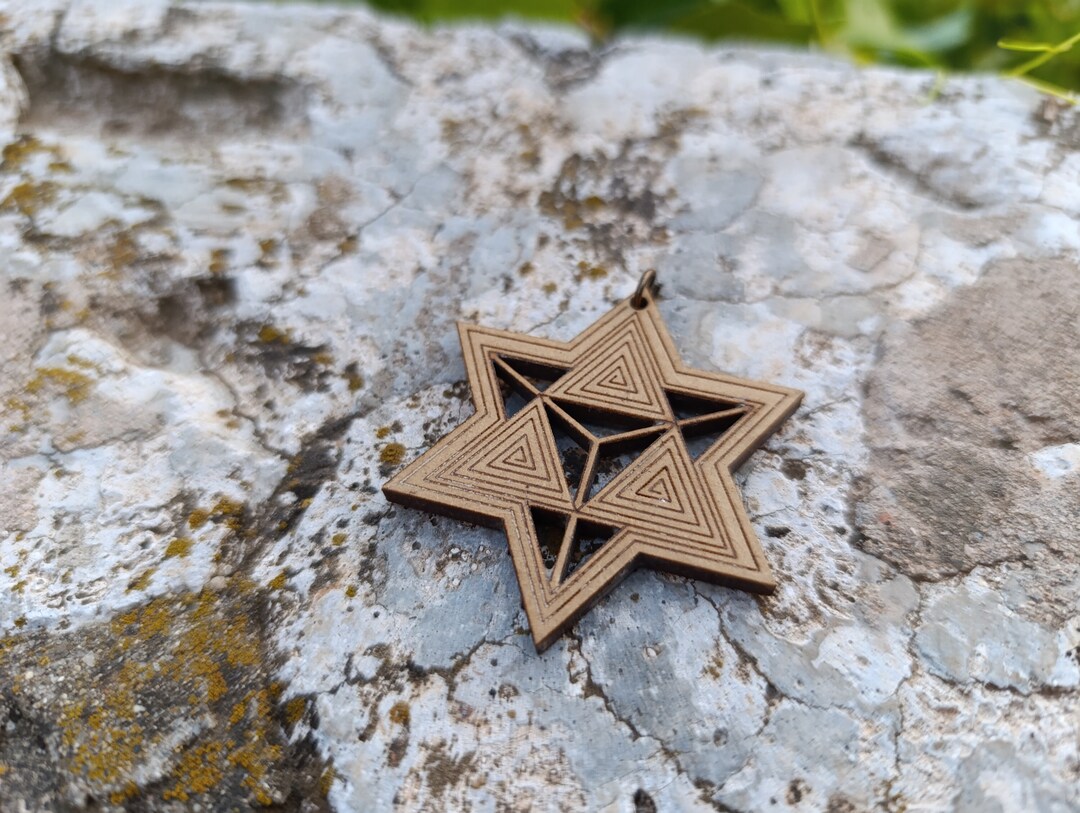 Laser Cut Jewellery/laser Engraving Creations/merkaba/sacred Geometry ...