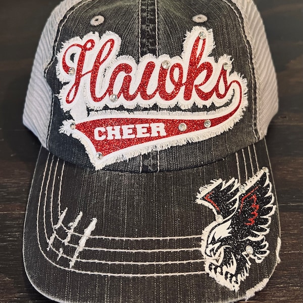 Distressed Baseball Cap - Etsy