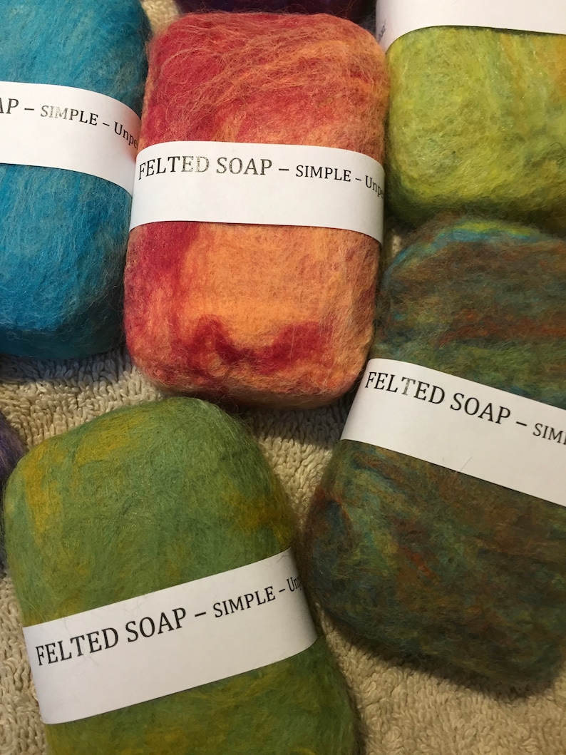 Felted 'simple' Soap - Etsy
