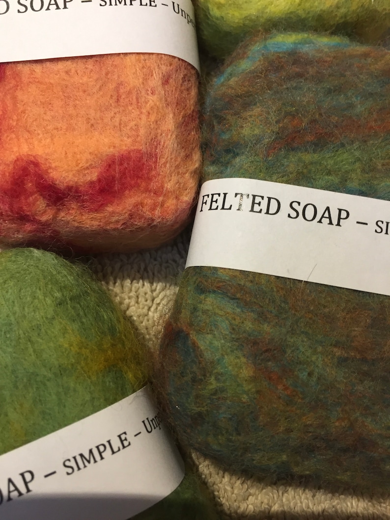 Felted 'simple' Soap - Etsy