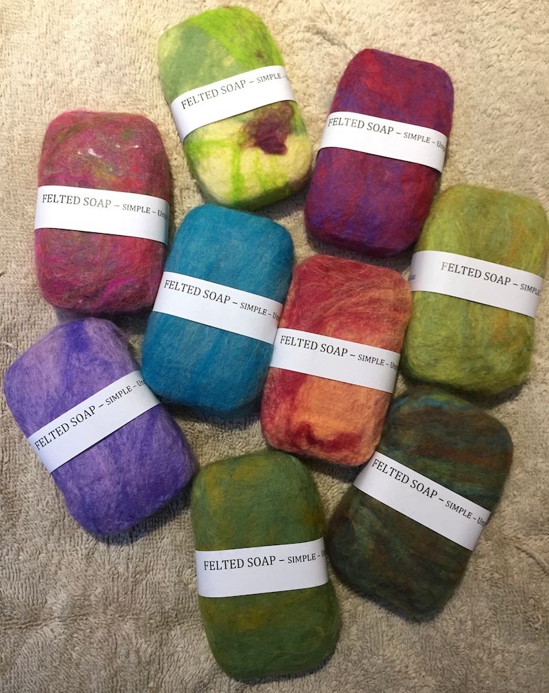 Felted 'simple' Soap - Etsy