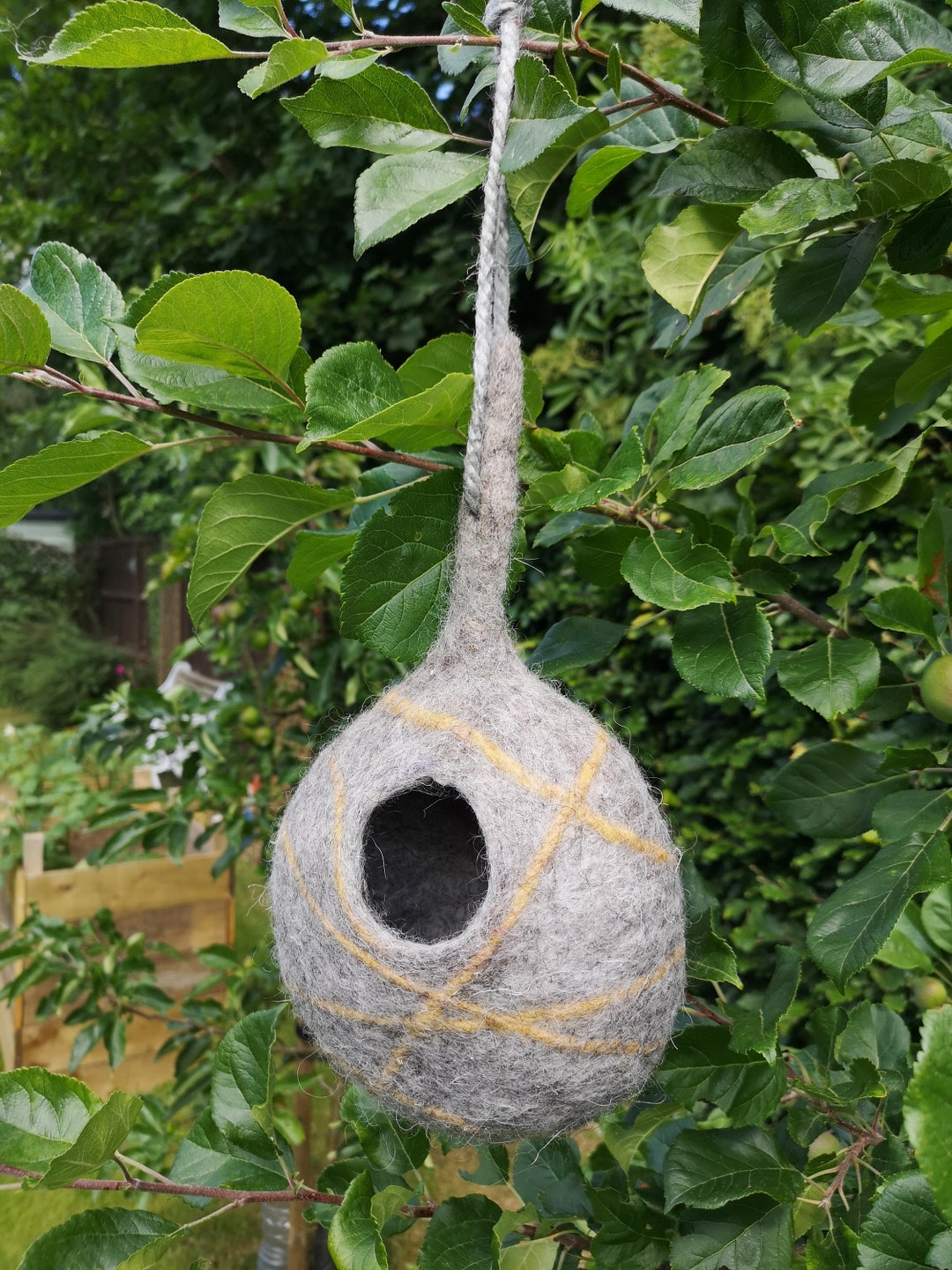 Felted Eco Bird Pod - Etsy