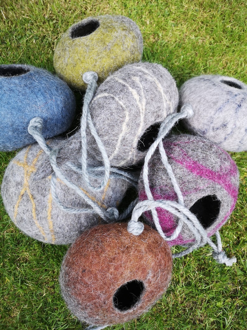 Felted Eco Bird Pod - Etsy