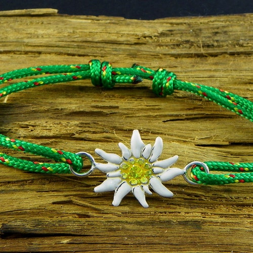 Edelweiss Flower Silver Edelweiss Edelweiss Bracelet - Etsy