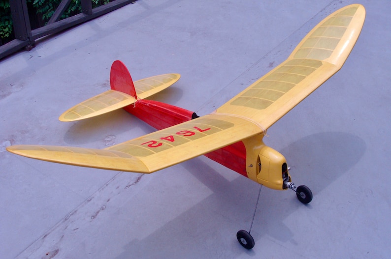 Flying Old Time Ignition Gasoline Free Flight Model Airplane - Etsy