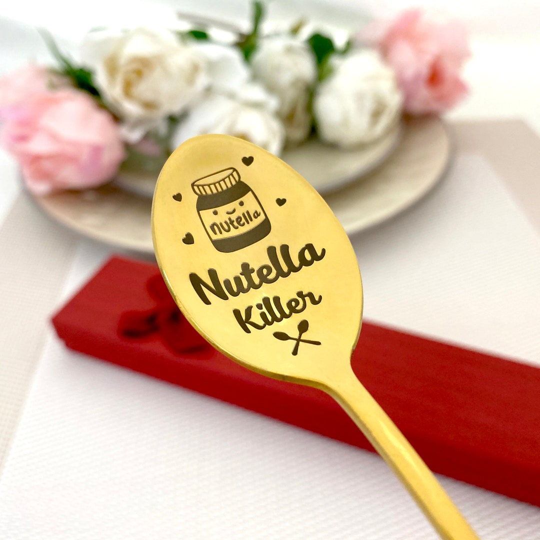 Nutella Killer Spoon - Long Handle Spoon Personalized Gift for Friend ...