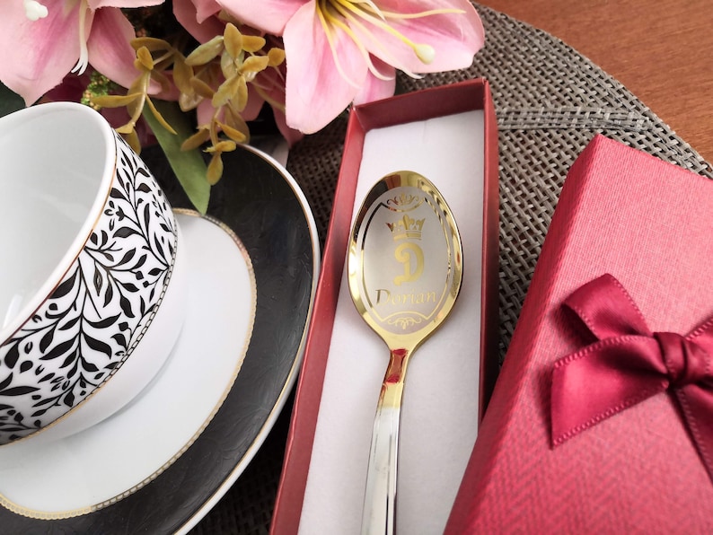 COFEE LOVER SPOON Custom Engraved Spoon Gift of Coffee - Etsy