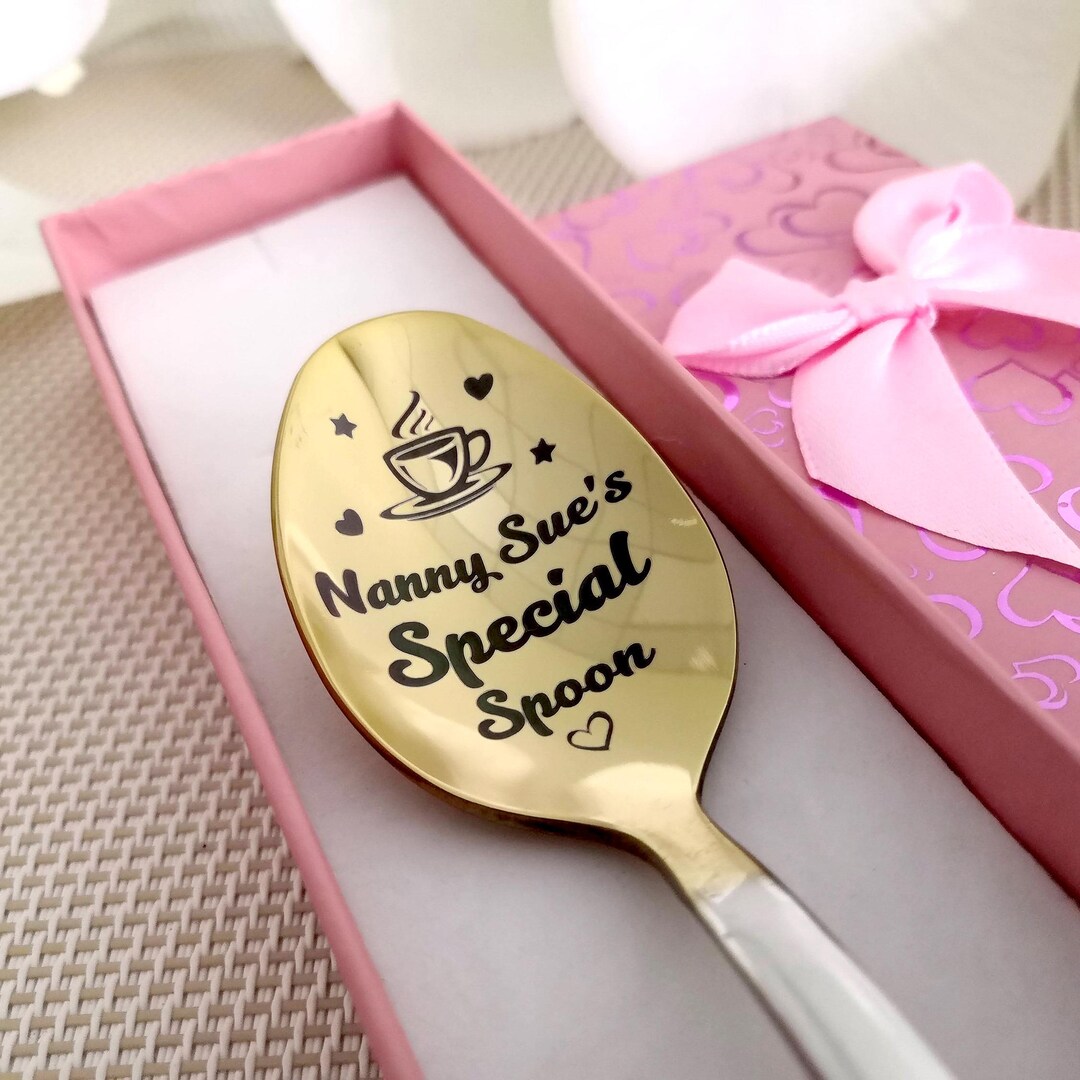 Special Spoon for Nanny - Personalized Gift for Granny Engraved Mommy ...