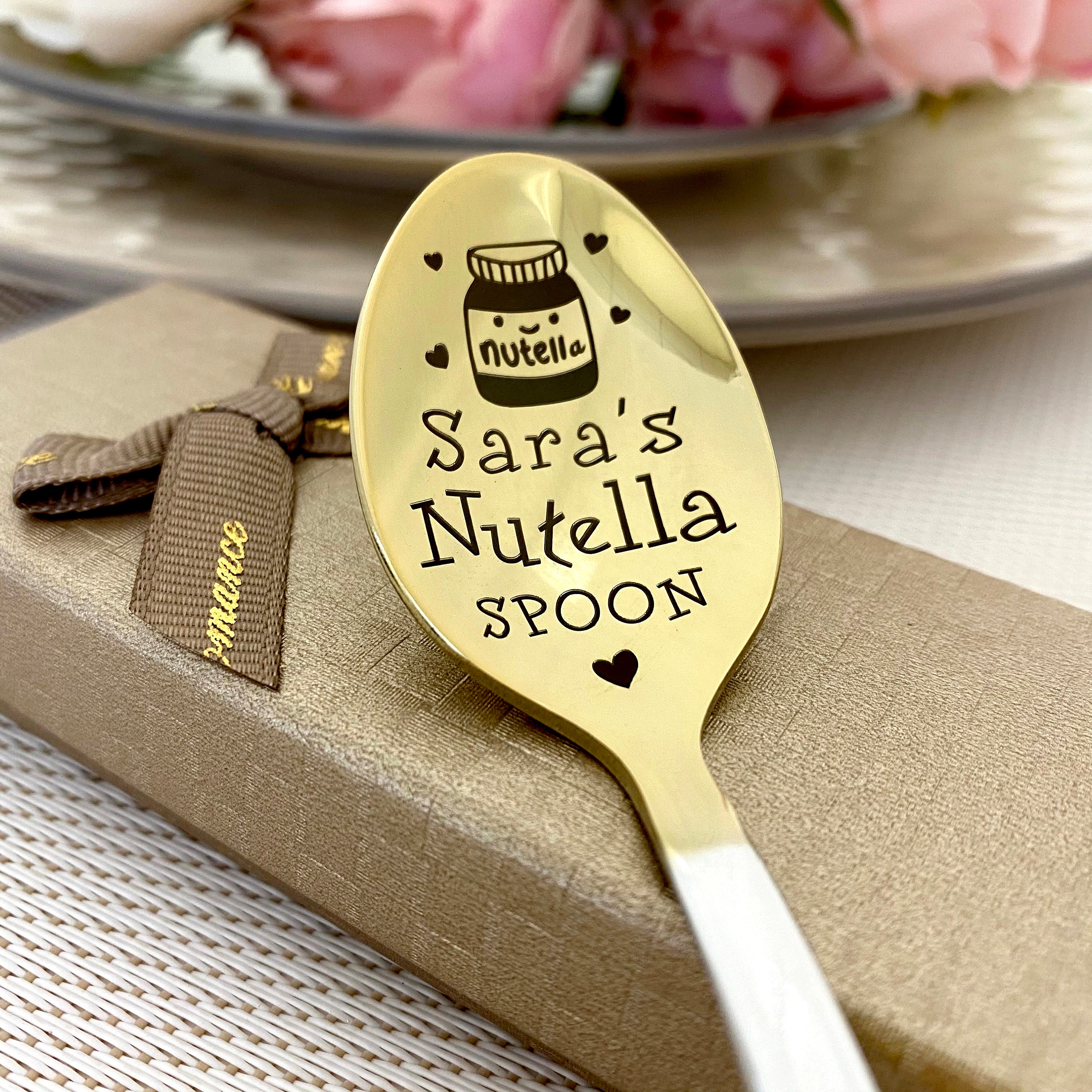 Funny Nutella Spoon Gift for Friend Chocolate Spread Lover | Etsy UK