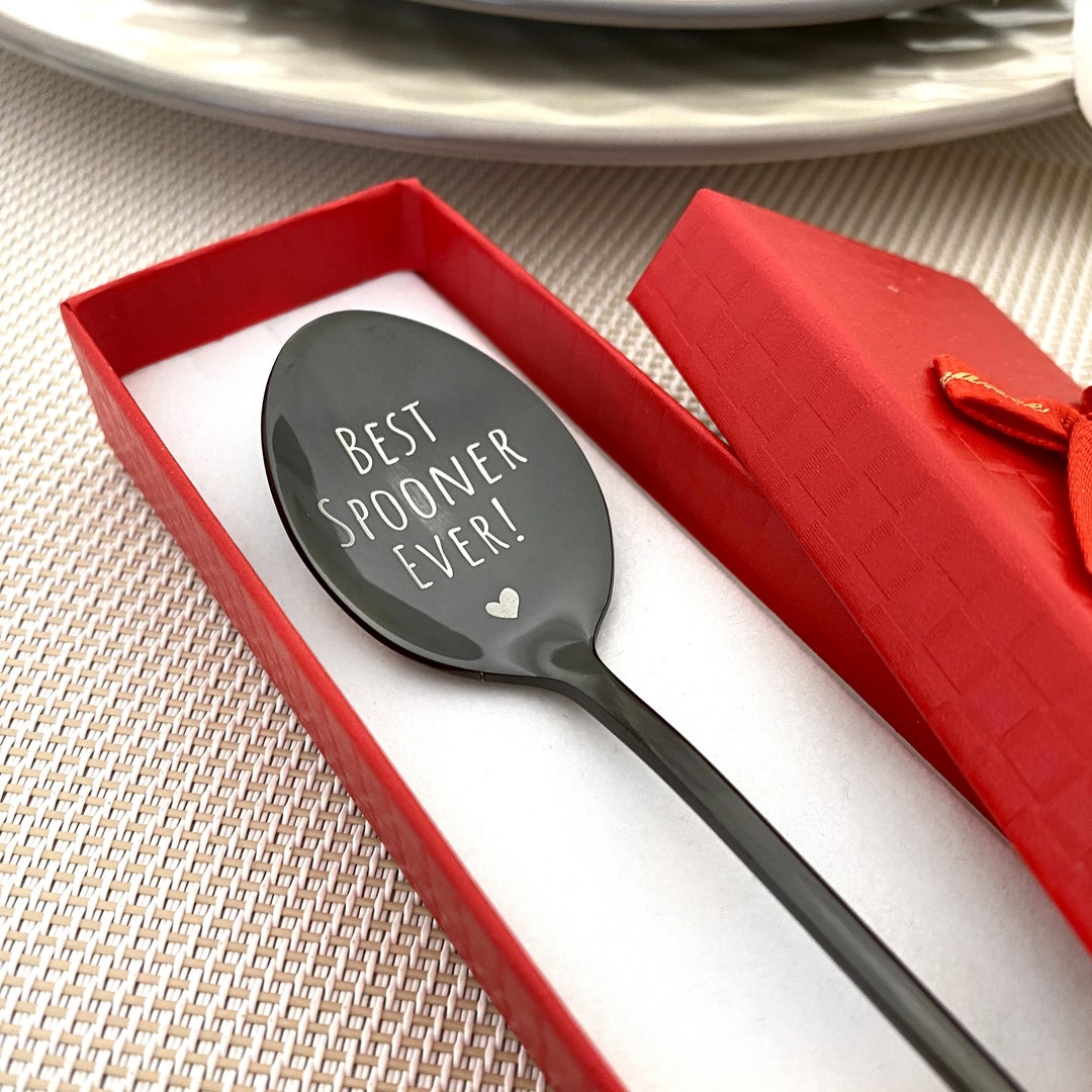 Best Spooner Spoon - Stamped Text - Custom Engraved Personalized Spoon ...