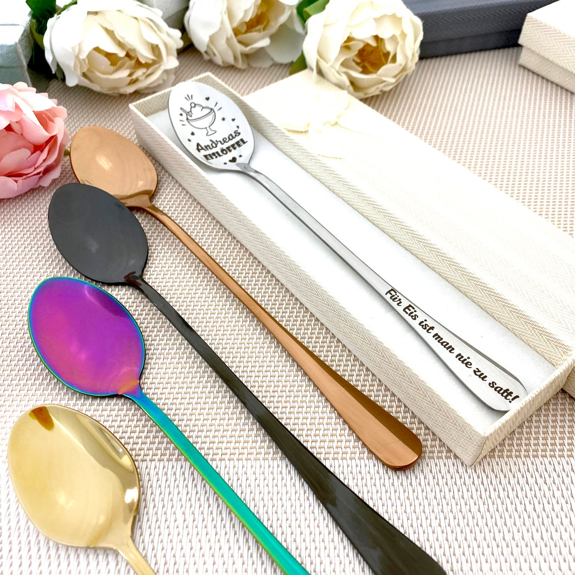 Long Handle Latte Spoon Cold Coffee Spoon Iced Coffee Spoon - Etsy