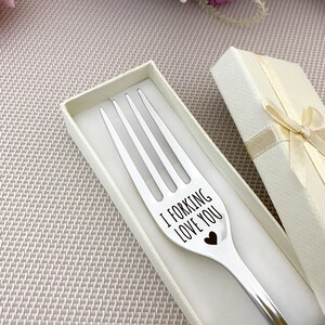 Custom Fork I Forking Love You - Boyfriend Gift for Valentin's Day ...