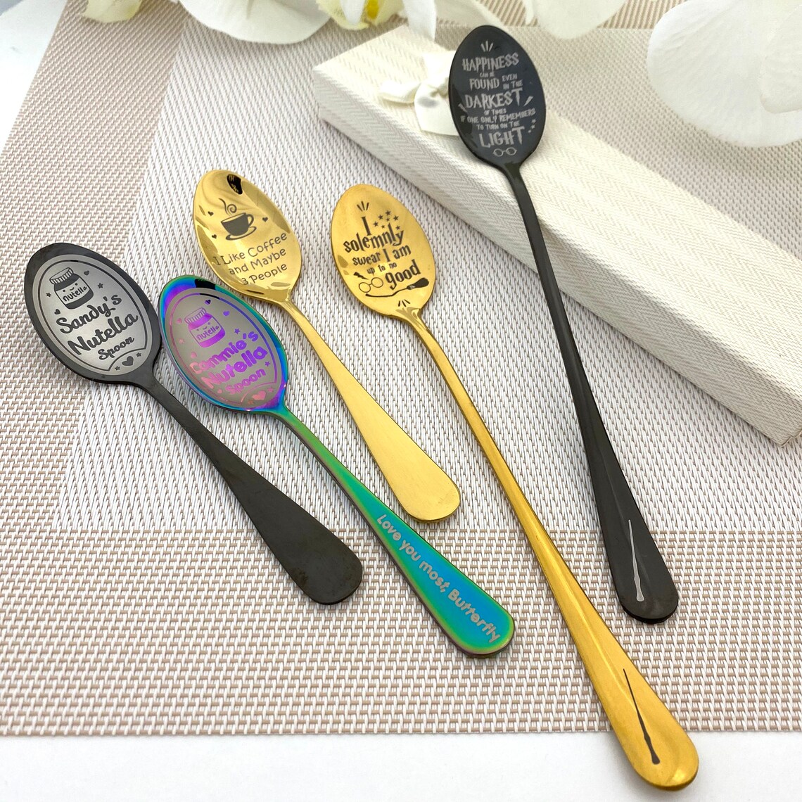 My Spoon for Coffee Personlaized Coffee Spoon Customized | Etsy