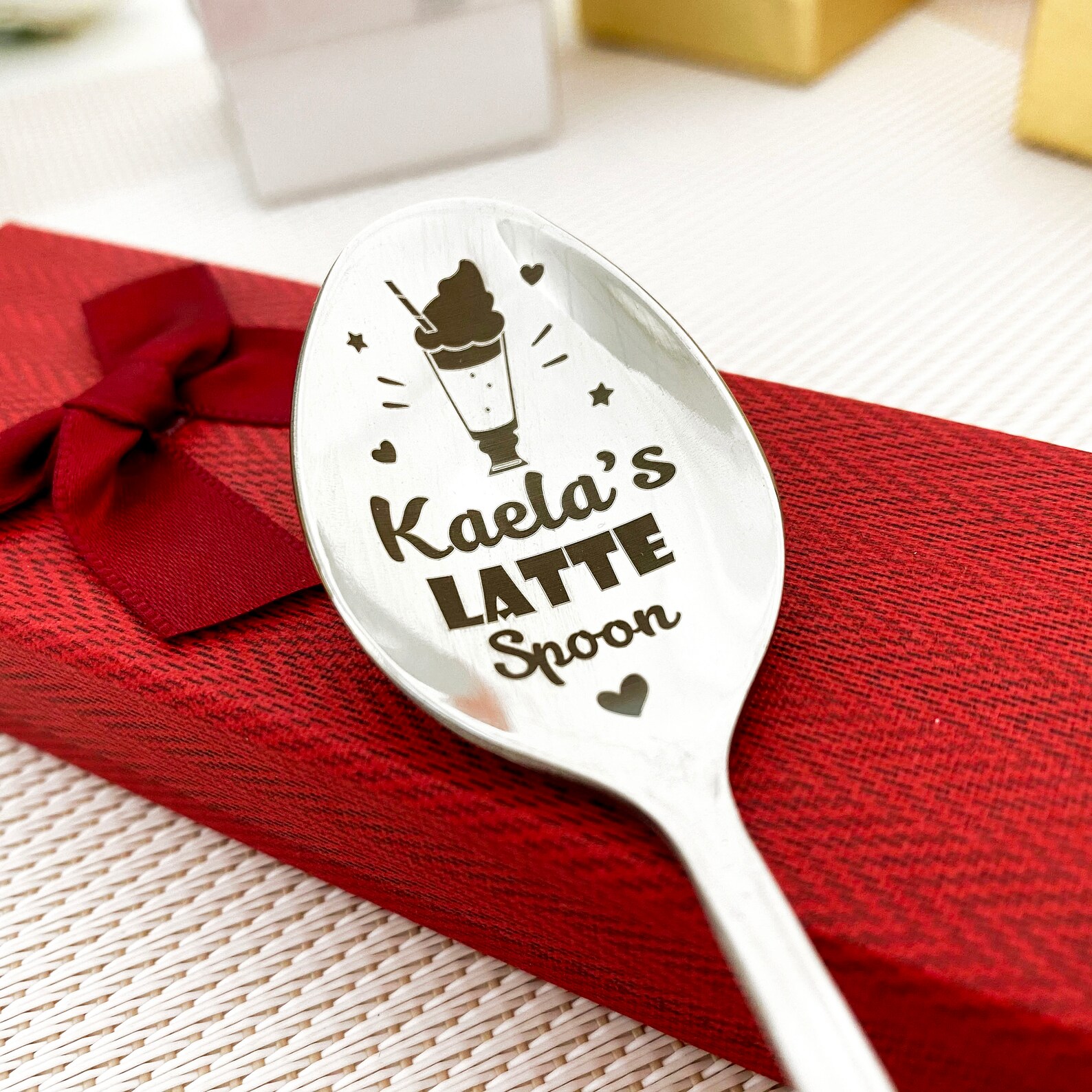 Long Handle Latte Spoon Cold Coffee Spoon Iced Coffee Spoon - Etsy