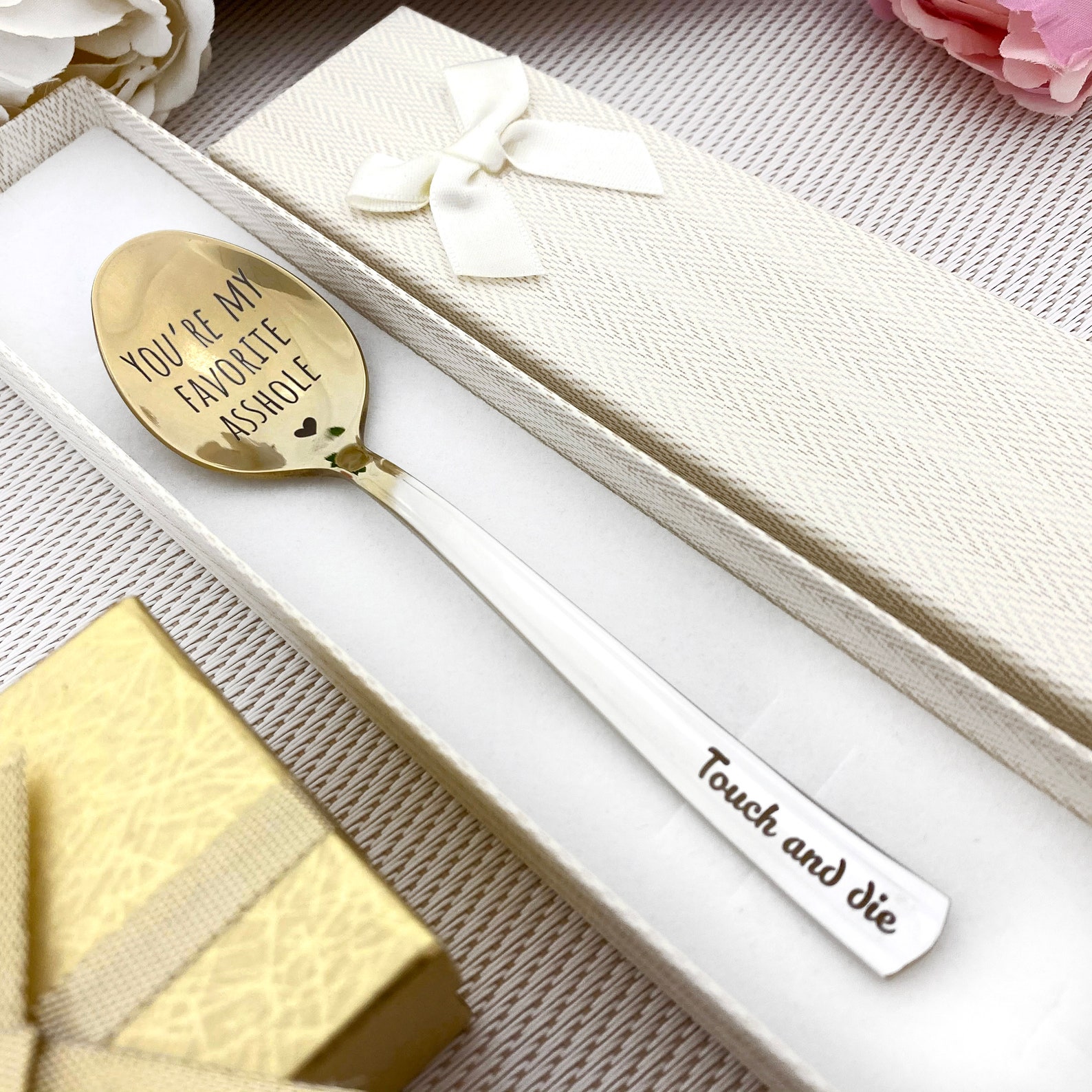 You're My Favorite Asshole Rude Gift Custom Spoon Teaspoon Cutlery ...