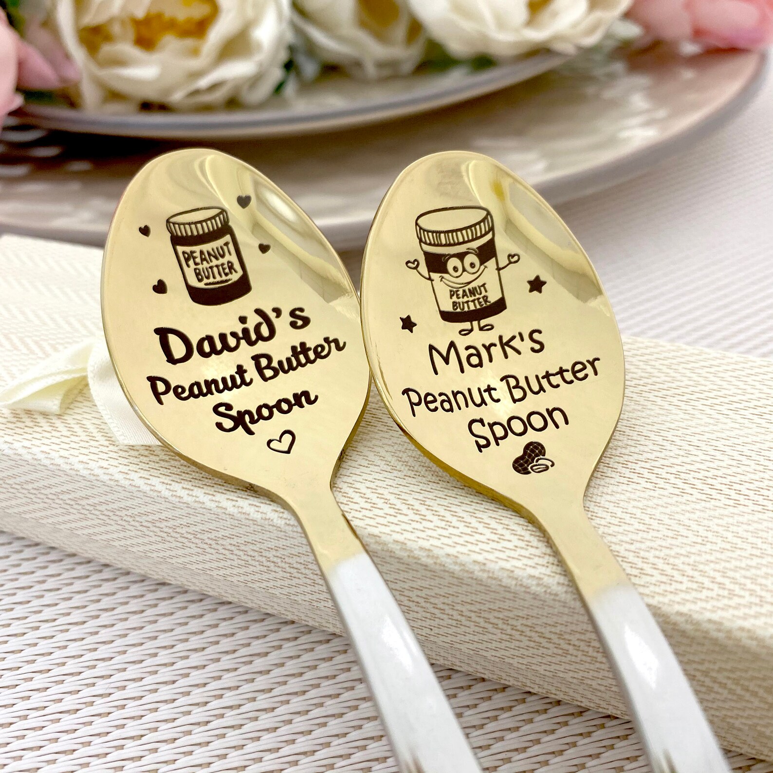 Custom Peanut Butter Spoon Engraved Name Personalized Spoon - Etsy