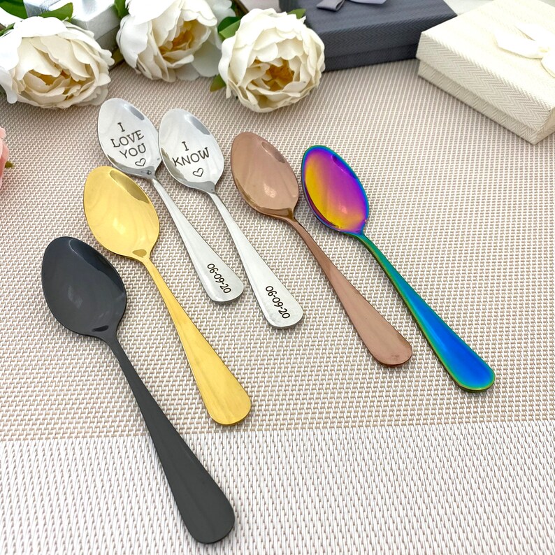 I Love You I Know Spoons Gift for Couple in Gift Box | Etsy