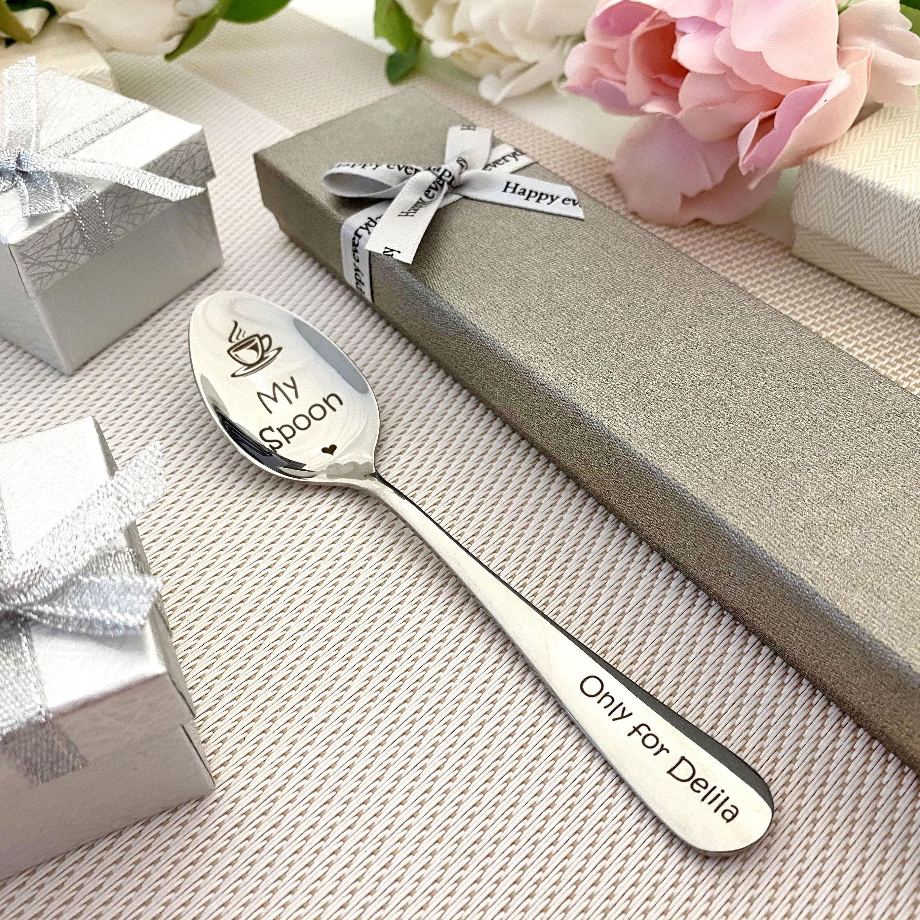 My Spoon for Coffee - Personlaized Coffee Spoon - Customized With Your ...