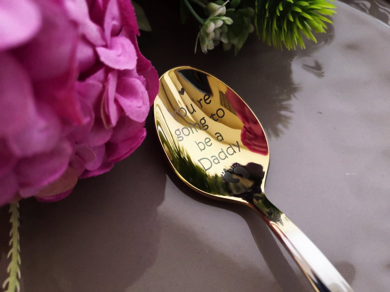 Pregnancy Announcement Spoon You're Going to Be Daddy | Etsy