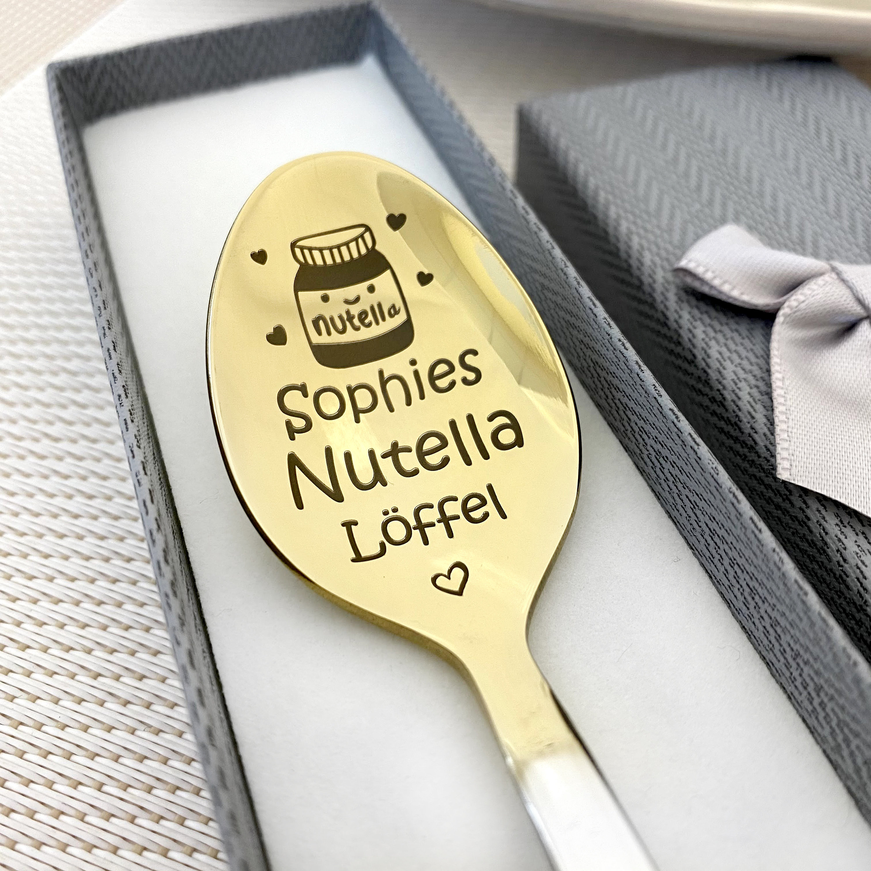 Nutella Spoon Personalized Nut Butter Spoon Nutella Löffel - Etsy Sweden