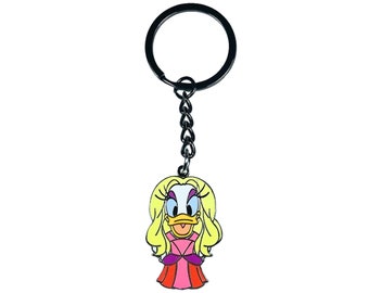 Backstage Makeup Artist Daisy Duck 3" PVC Ornament Keychain Dangler ...