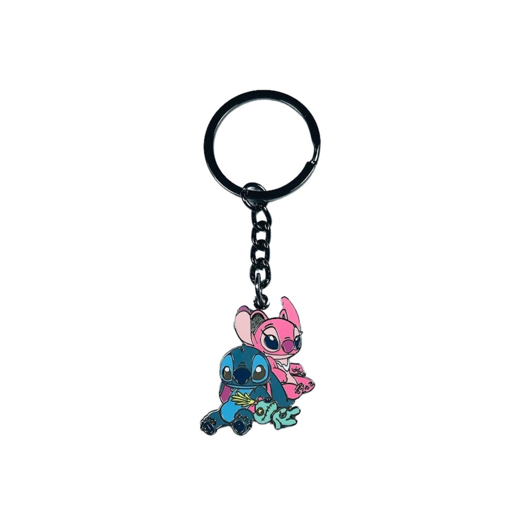 Stitch Keychain, Stitch and Angel , Lilo&stitch: Adorable Disney ...