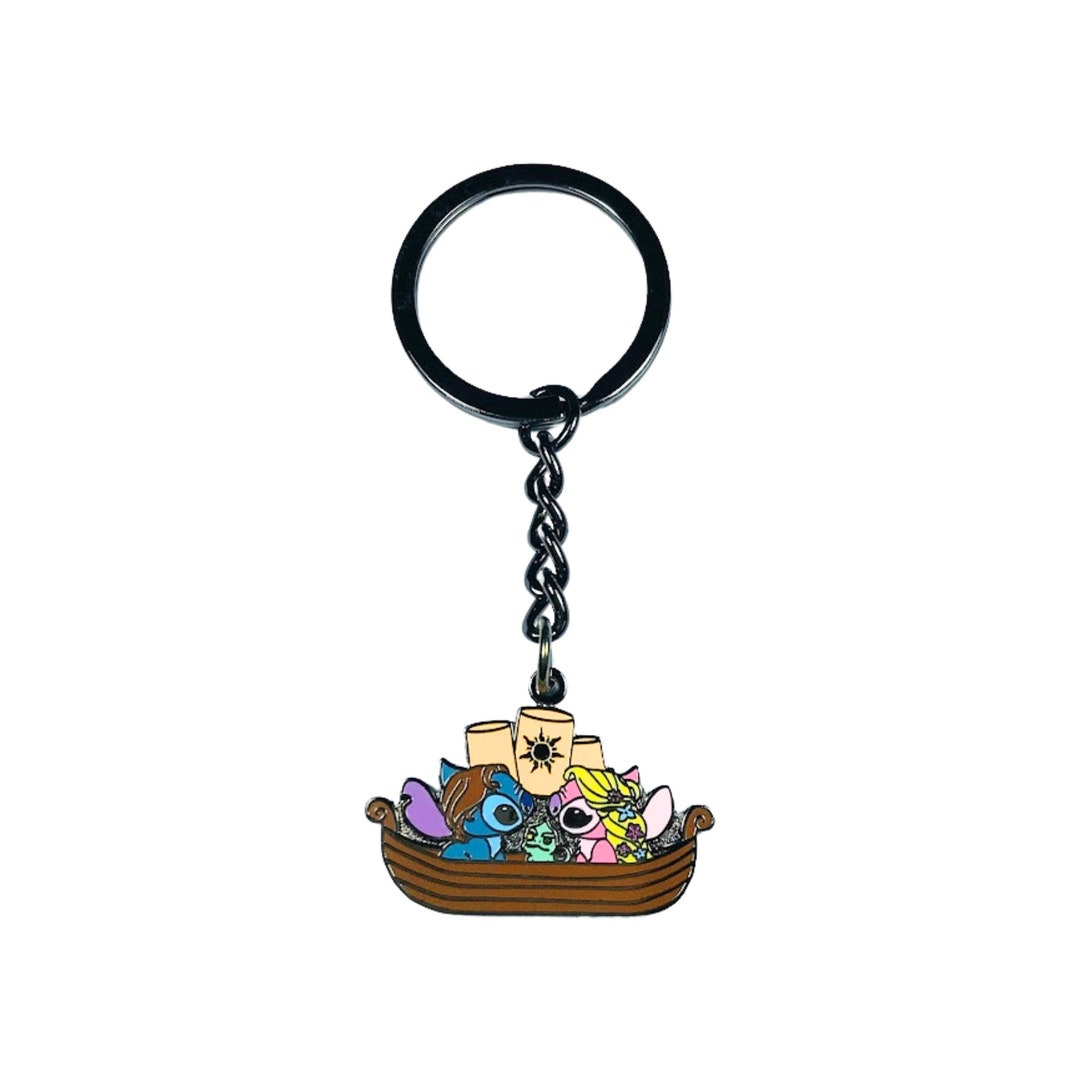 Stitch Keychain, Stitch and Angel , Lilo&stitch: Adorable Disney ...