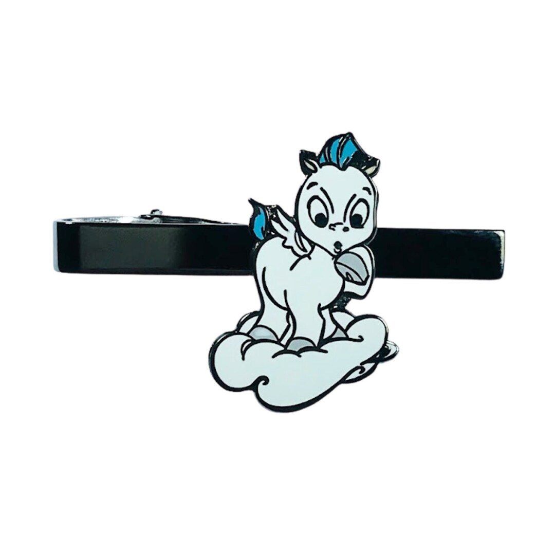 Pegasus in Clouds Tie Clip - Tie Bar, Dreamy Disney Fantasy Tie Clip ...