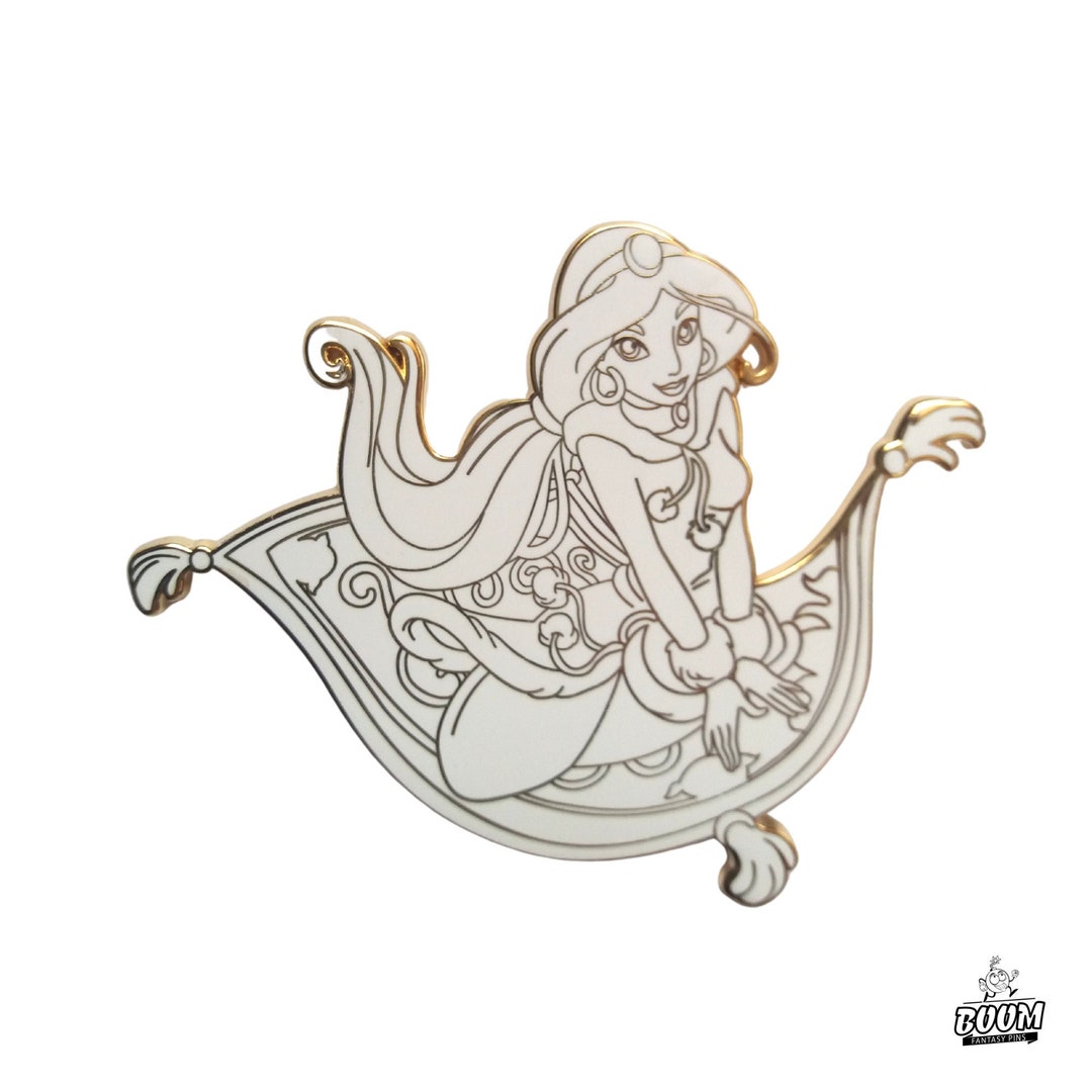 Princess Jasmine, From Aladdin: Magical Disney Fantasy Pins, White ...