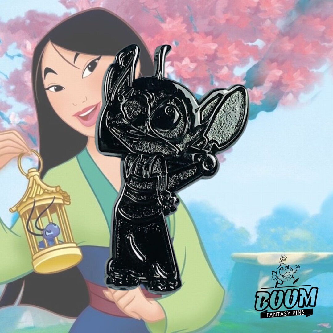 Stitch Pin, Stitch as Mulan, Lilo&stitch:, Adorable Disney Fantasy Pins ...