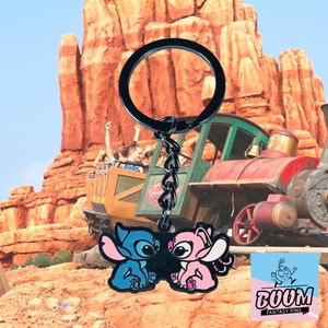 Stitch and Angel Keychain, Lilo & Stitch, Lovable Disney Fantasy ...