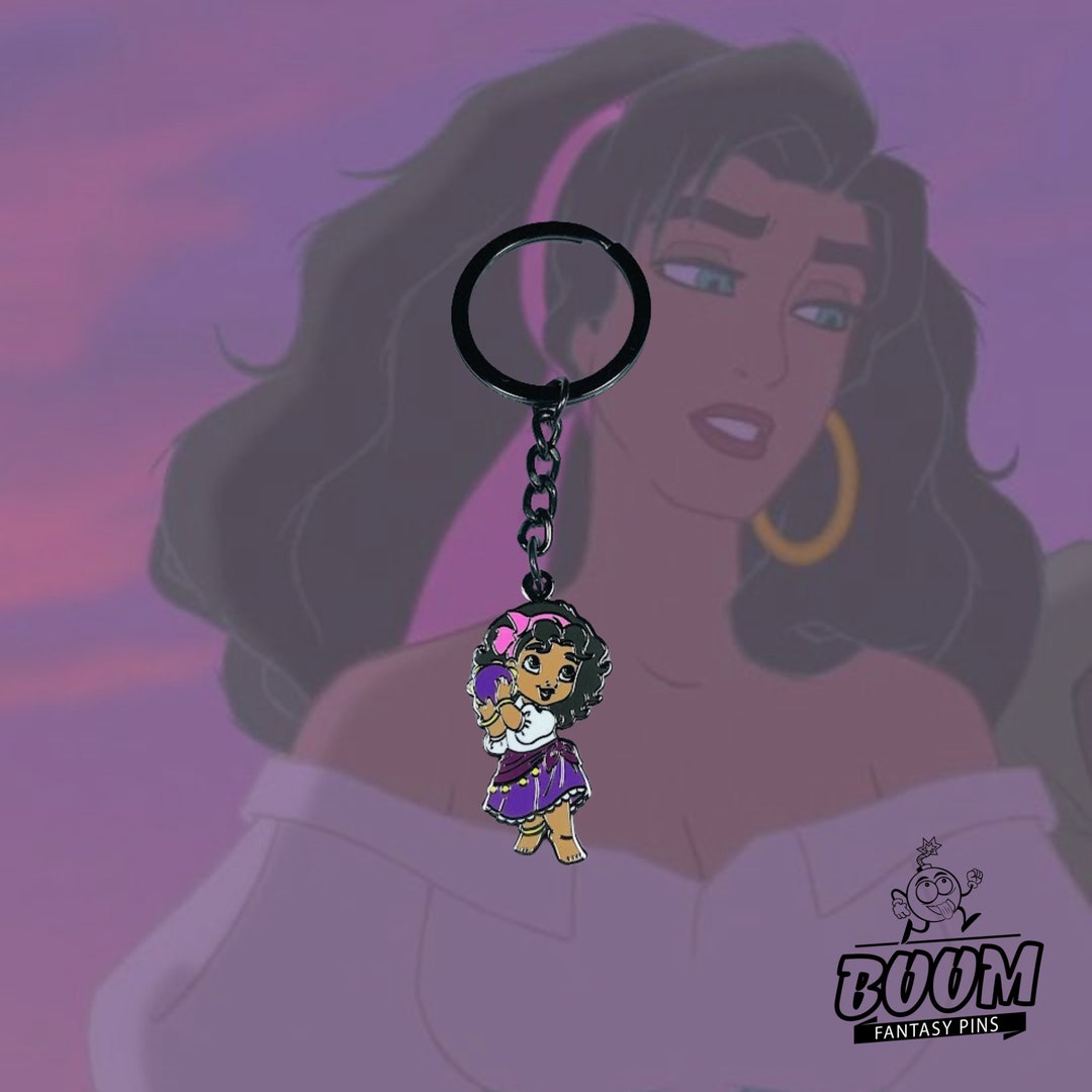 Esmeralda Keychain, Keychain, Disney Fantasy Keychains, Esmeralda ...