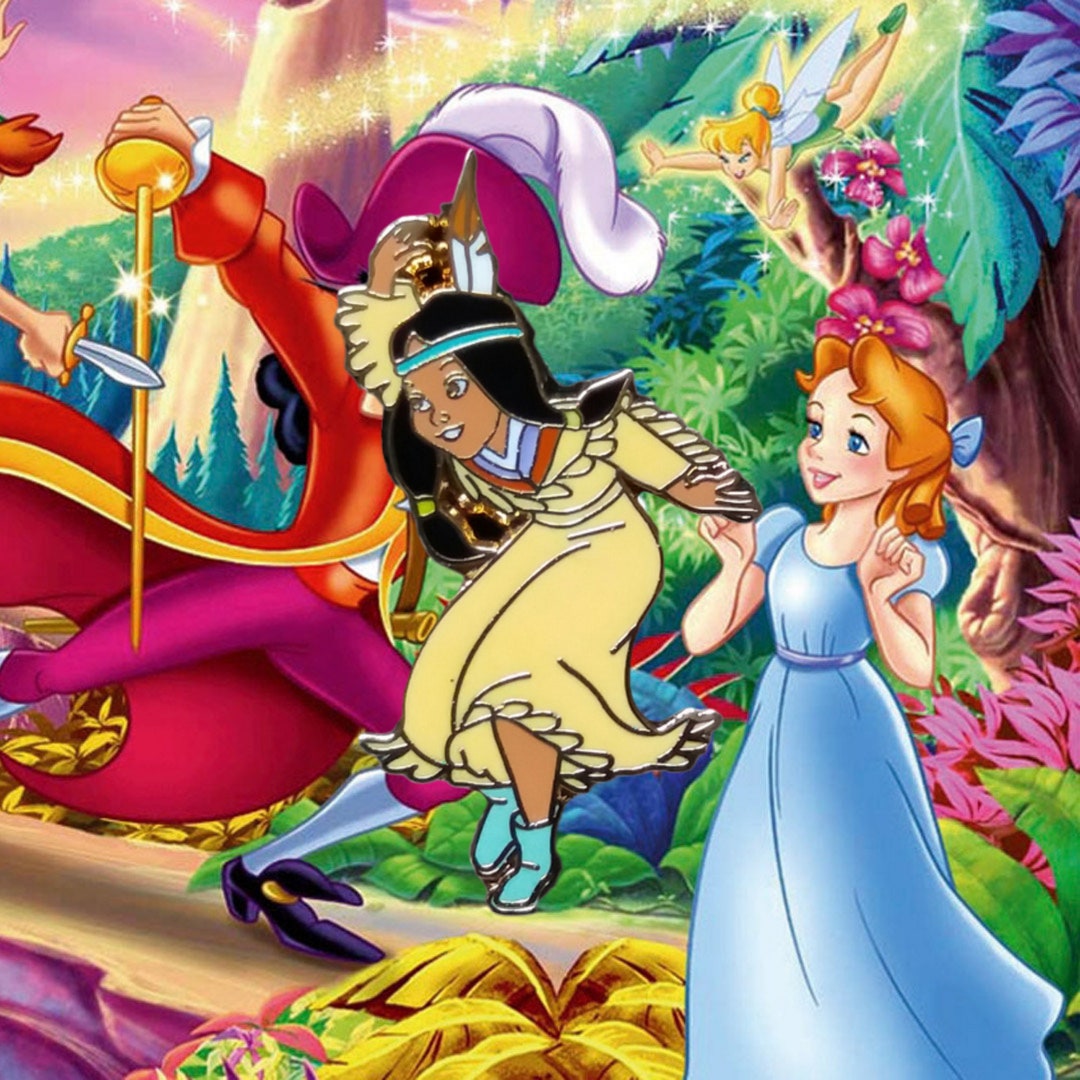 Tiger Tiger Lily Indian Peter Pan Pin Pin Disney - Etsy