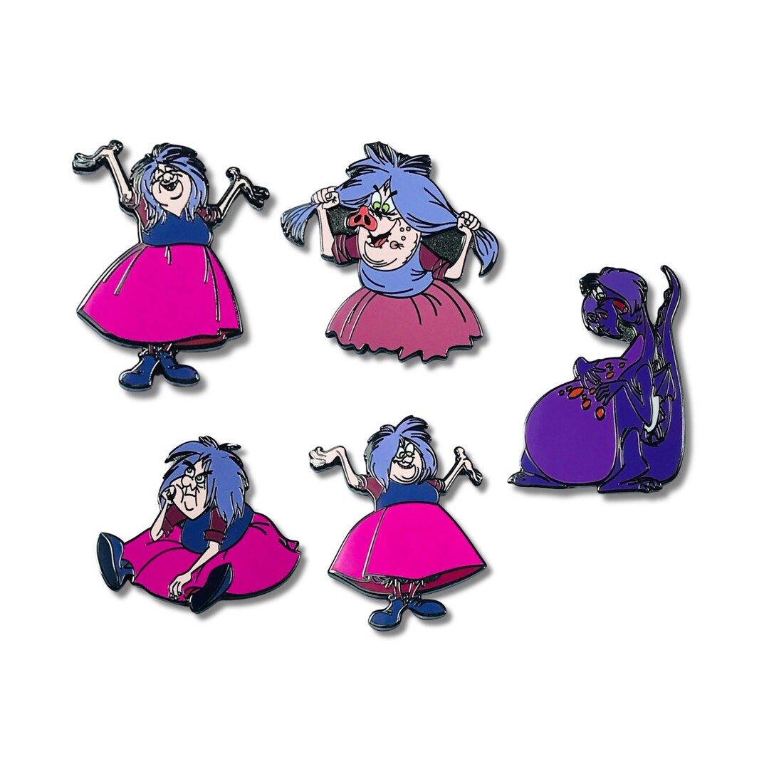 Madam Mim Pin, Mim's Collection, the Sword in the Stone: Disney Fantasy Pins Collection, Madam ...