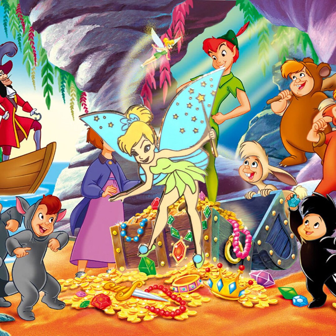 Tinkerbell And Peter Pan Wallpaper