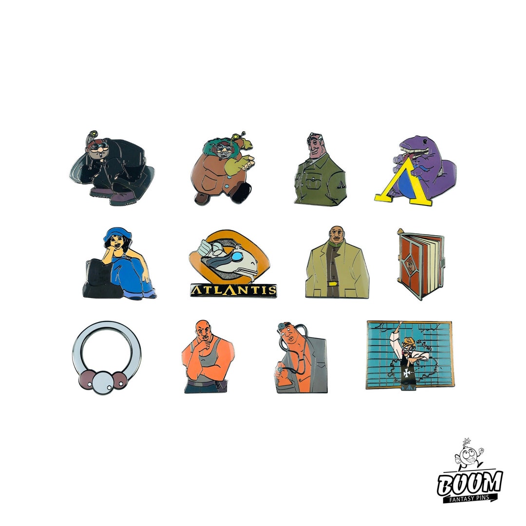Pin – Milo Thatch From Atlantis the Lost Empire – Disney Fantasy - Etsy