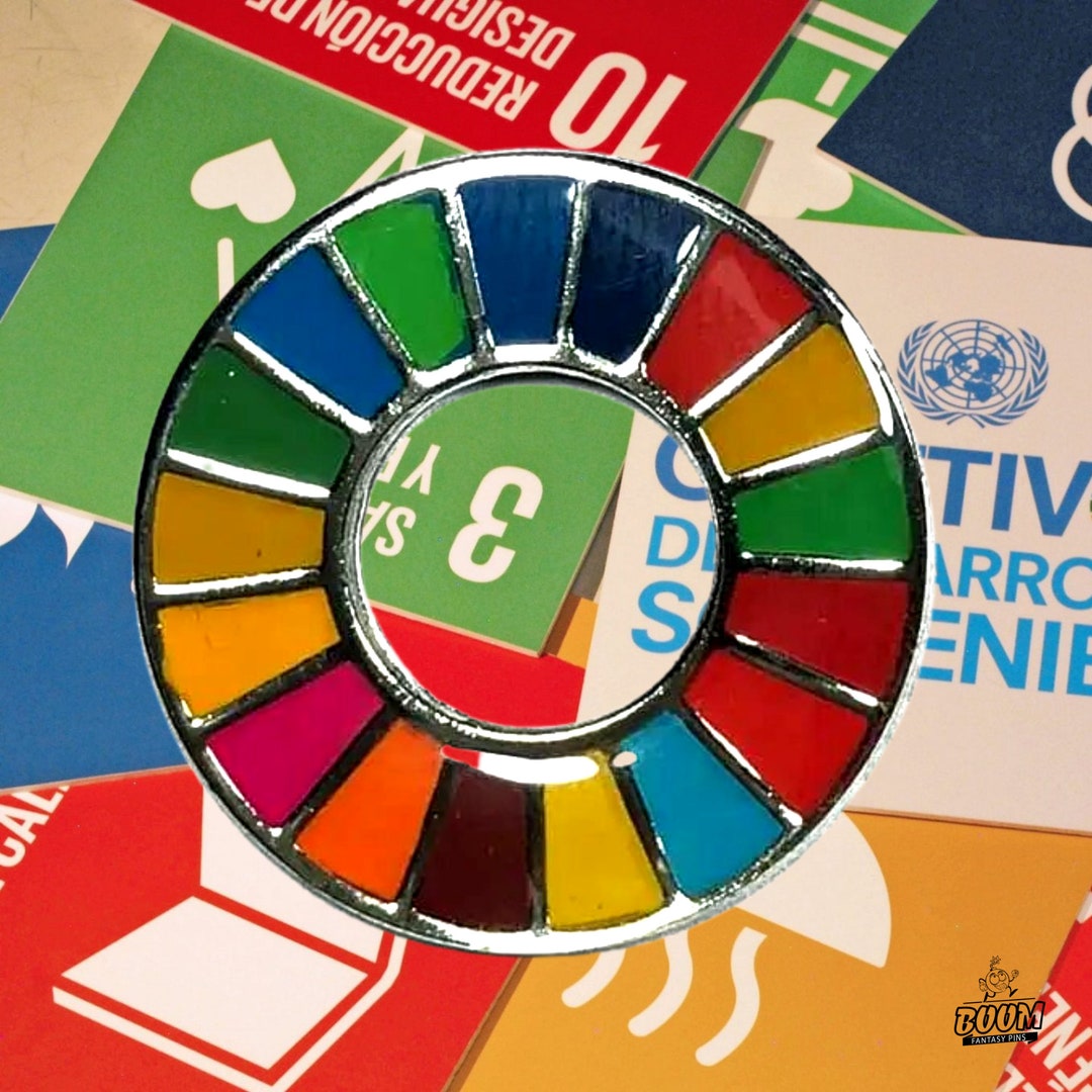 ODS Desarrollo Sostenible Pin Enamel Pin ODS Enamel - Etsy