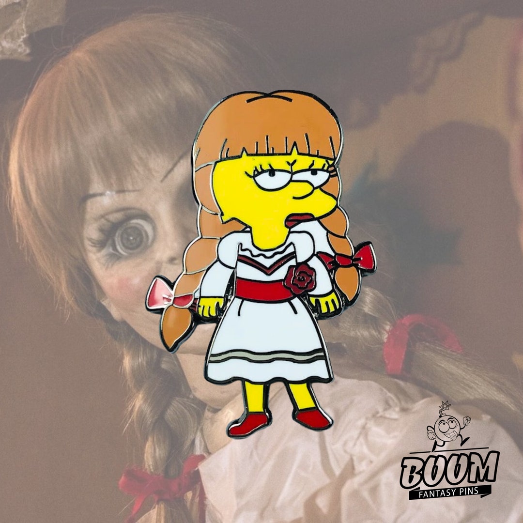Lisa Simpsons, the Simpsons: Unique Fantasy Pins, Simpsons Pins, Lisa Simpson as Annabelle ...