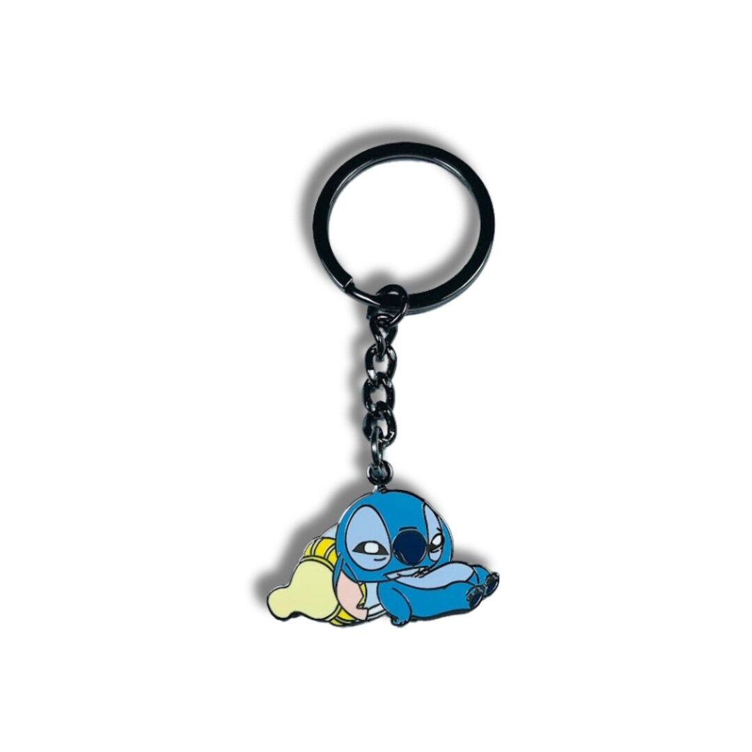 Stitch Keychain, Stitch, Lilo&stitch: Adorable Disney Fantasy Keychains ...