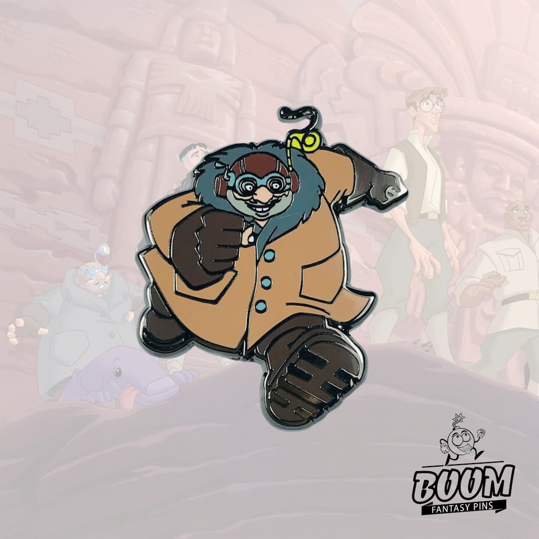 Gaetan Moliére Pin, Atlantis: the Lost Empire, Disney Fantasy Pins ...